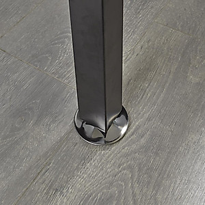 X Rocker Panther XL Left Corner Gaming Desk with Free Large Mousepad Included, Ultra Wide Left-Hand Corner Computer Table, Grey Carbon Fibre Effect and Cable Management