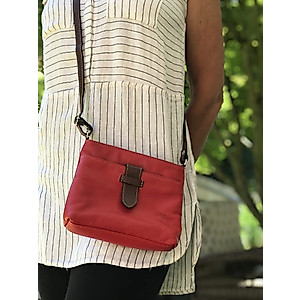 LaGaksta Lilly Mini Crossbody Bag (Red Brown)