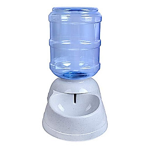 Pet Water Dispenser Station - 3 Gallon/11L Replenish Pet Waterer for Large Dog Cat Animal Automatic Gravity Water Drinking Fountain Bottle Bowl Dish Stand