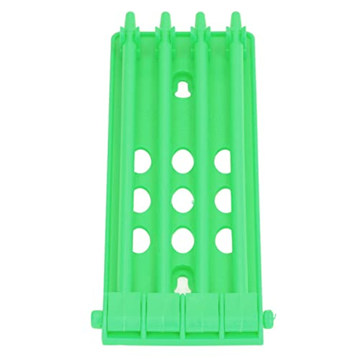 Pigeons Bands Rack Frame, Pigeons Leg Rings Holder 3Pcs Save Space 4 Column for Pigeons Farm Green