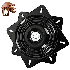 12 Inch Heavy Duty Steel Lazy Susan Bearing - Turntable Base Silent, High-Quality Cold Rolled Steel, Suitable For Table And Chair Rotation, Not Easily Deformed, Smooth Swivel Plate Square