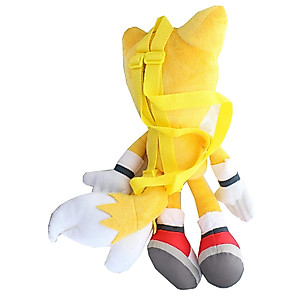 Accessory Innovations Sonic The Hedgehog Tails 17 Inch Plush Backpack