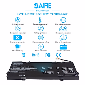 KB06XL 902499-855 902499-856 Battery for HP Spectre X360 Convertible 15-BL1XX 15-BL0XX 15-BL012DX 15-BL112DX 15T-BL000 15T-BL100 15-BL002XX 15-BL075NR 15-BL062NR Z4Z35UA Z4Z38UA 902401-2C1 79.2Wh