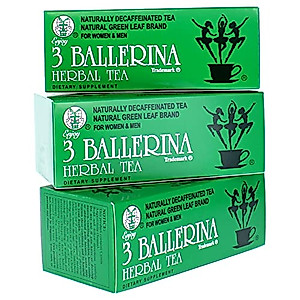 3 BALLERINA TEA DIETERS DRINK EXTRA STRENGTH, 1.88oz 18 Count(3 BOXES)