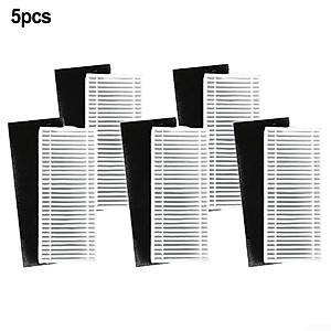 5 Pcs Filter Replacement For IHome Nova S1 Pro, IHRVS1PRO-3BLK, IHRVS1-3BLKS, IHRV9-BLKS Sweeper Accessories Filter, Robotic Vacuum Cleaner Parts
