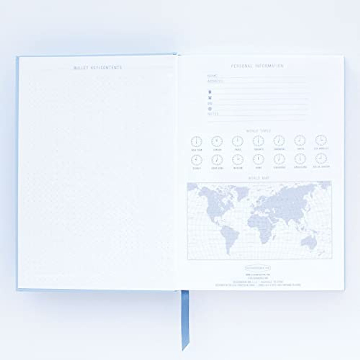 Designworks Ink Vintage Sass A5 Hardcover Notebook Journal, Design: Embrace The Day, Colour: Blue, 14.6cm x 21.6cm, JB86-1093EU. 240 Lined Pages. Soy Based Ink.