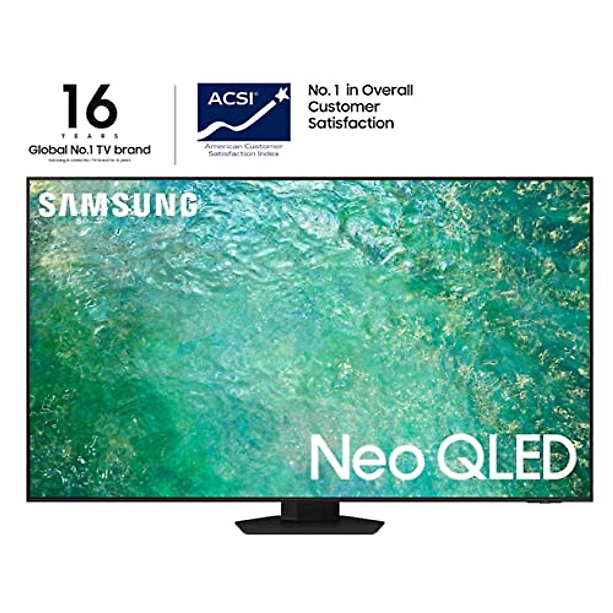 SAMSUNG QN55QN85CAFXZA 55 Inch 4K Neo QLED Smart TV with Dolby Atmos with a 7S-PS4-US1 4-Outlet Power with Omniport USB (2023)(USED)