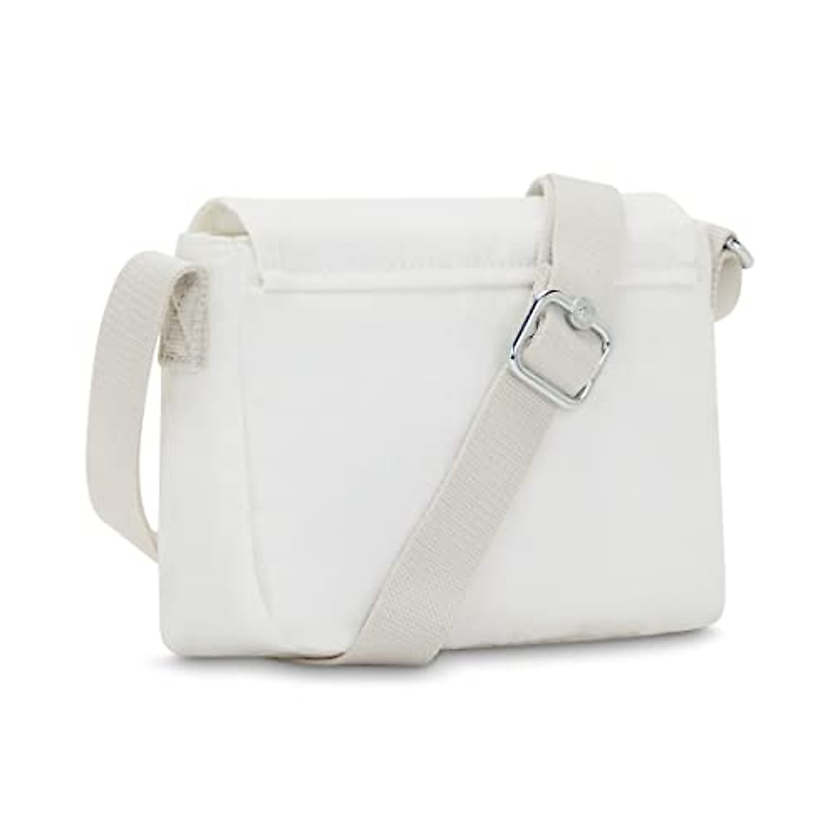 Kipling womens WomenÂ’s Sabian Bag, Lightweight Everyday Purse, Nylon Shoulder Crossbody Mini Bag, New Alabaster, 7.75 L x 5.75 H 3.25 D US