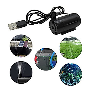 NGHTMRE New! High Performance 2x Water Pump Mini Mute Submersible USB 5V 1M Cable Garden Fountain Tool Fish Tank