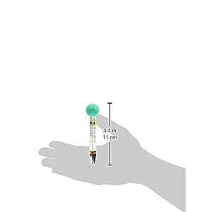 PENN-PLAX Therma-Temp Floating Aquarium Thermometer – Mercury Free – Safe for Freshwater and Saltwater Fish