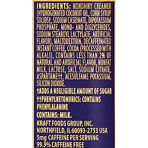 General Foods International Coffee Sugar Free Naturally Decaffeinated Suisse Mocha Coffee Drink Mix, 4 oz