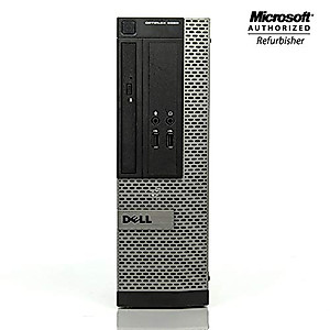 Dell 3020 SFF Gaming Desktop Computer - Quad Core Intel i7 4770 3.4 GHz, NVIDIA GT 1030 2GB, 8GB RAM, 256GB SSD, HDMI, DVI, DVD, Keyboard, Mouse, WiFi, Windows 10 Home (Renewed)