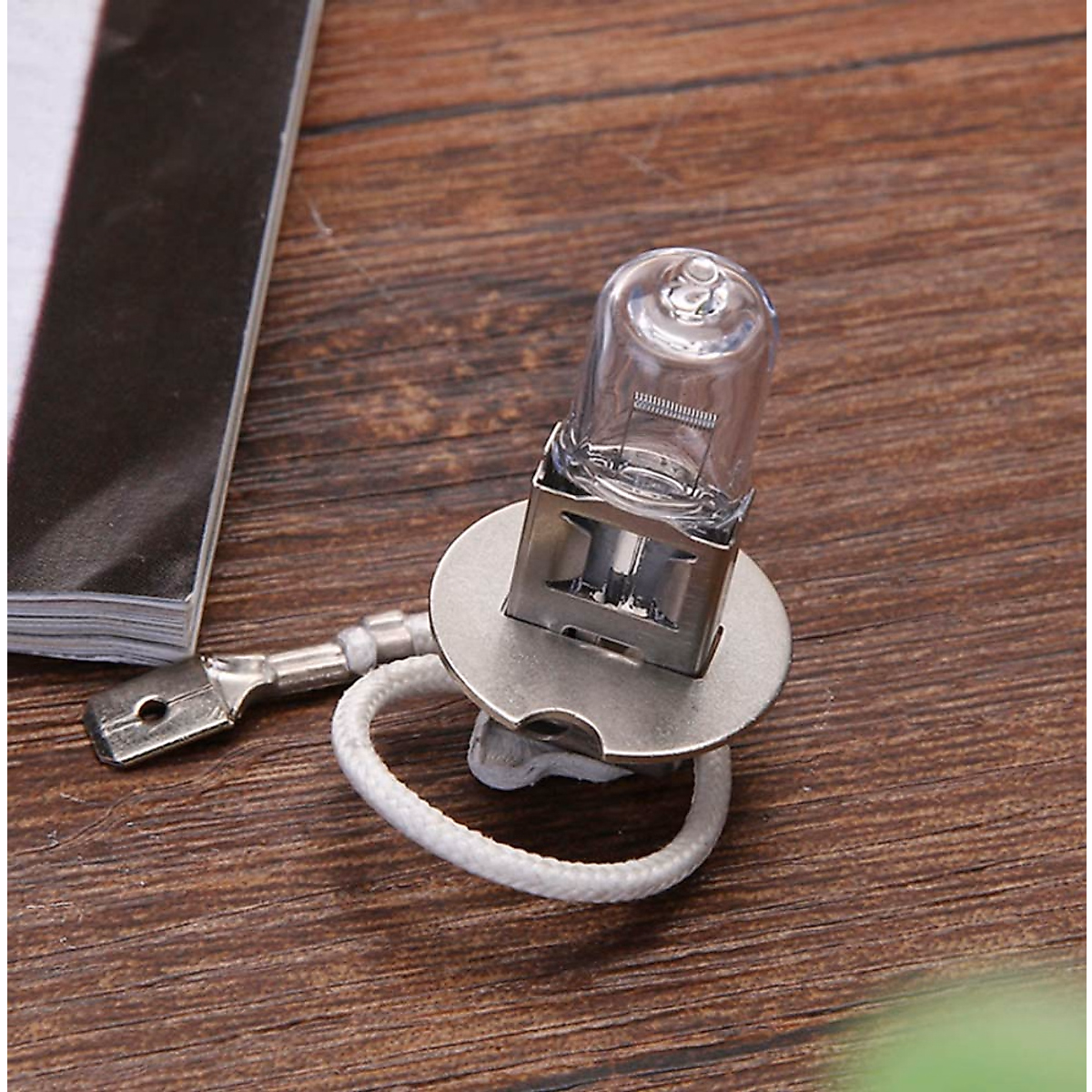 H3 12V 55W Halogen 55W H3 Halogen Bulb Super Warm White 55 Watt 12 Volt Halogen Light Bulb for Car Automotive Fog Lights,4 Pack