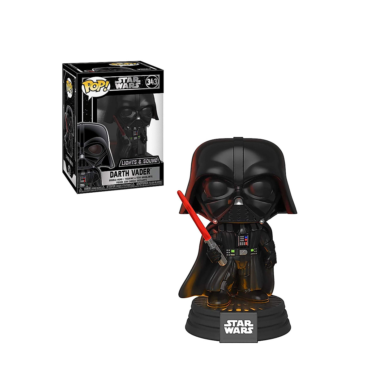 Funko 35519 POP Bobble: Star Wars: Darth Vader Electronic, Multicolor