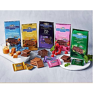 Ghirardelli, Dark Chocolate Mint Filled Squares, 5.32oz (Pack of 3)