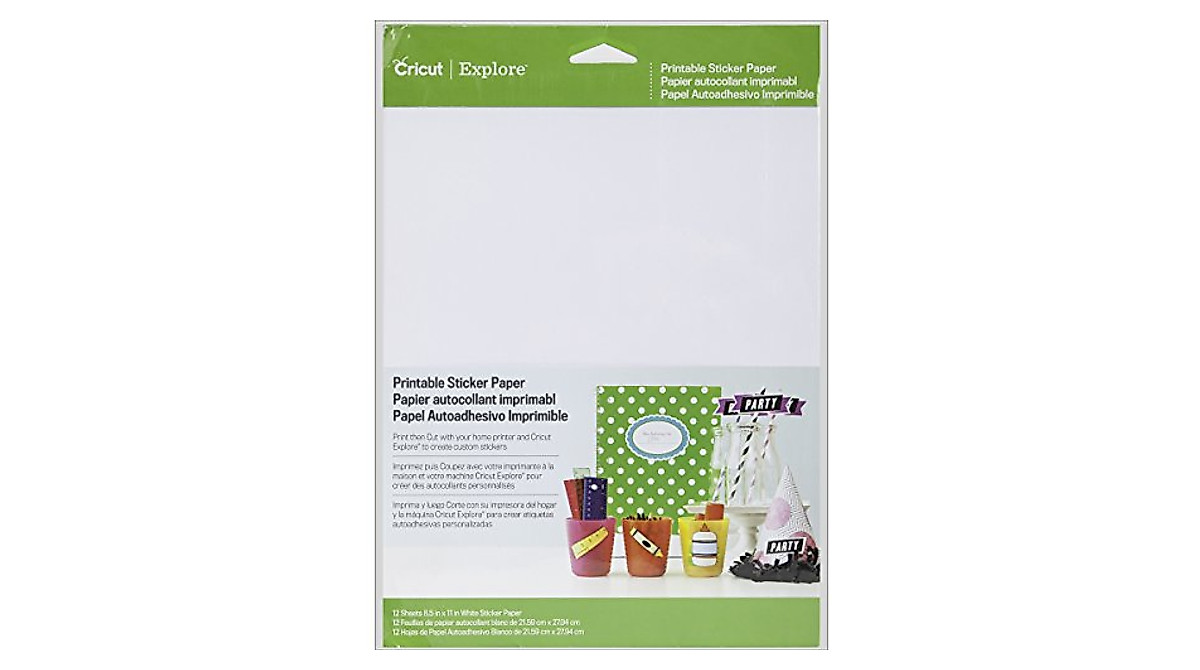 Cricut Printable Sticker Paper for Scrapbooking & Crafts