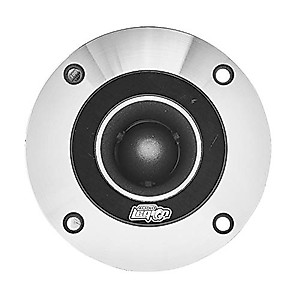 Audio Legion ALT28 3.5" 400 Watt High Compression Chrome Bullet Super Tweeters - Car Speakers - Car Tweeters - Car Audio (Pair)