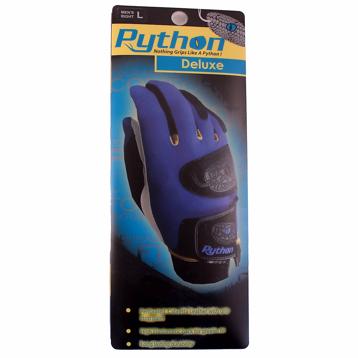 Python Deluxe Racquetball Glove, Right Hand-Large