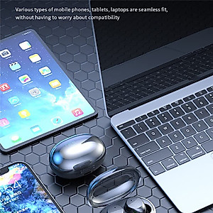 Newmodeus Bluetooth 5.3 Earbuds, Super Fast Charging, in-Ear Stereo Headphones with LED Display, 30 Hours Battery Life, Clear Calls, Touch Controls, Sports Waterproof Design