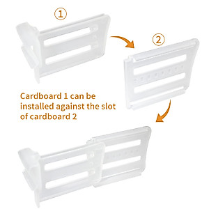 Refrigerator Dividers Adjustable Refrigerator Storage Dividers Djustable Dresser Drawer Fridge Seperators Plastic for Refrigerator Door