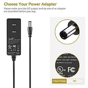Omilik 6FT Long Cable UL Listed 12V 2.0A Switching Adapter Charger for Model ADS-26FSG-12 12024EPCU Power