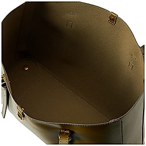 Fossil Women's Kier Vegan Cactus Leather Tote Bag Purse Handbag, Green Moss (Model: ZB1615376)