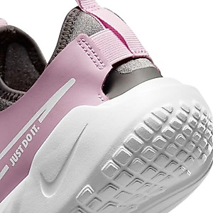 Nike Unisex-Child Flex Runner 2 Running Shoes, Pink Foam/White-flat Pewter, 5 Big Kid