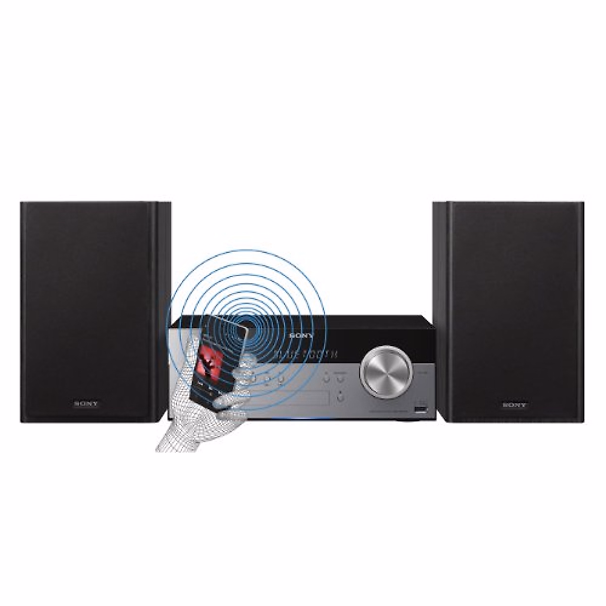 Sony CMTSBT100 Micro Music System with Bluetooth and NFC