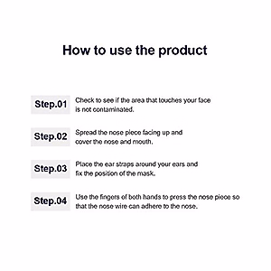 [KF94 Certified] HANMAUM 3D Face Safety Mask for Adult Protection from Fine Dust [100% Made in KOREA] Filter Efficiency ≥ 98% (30 PACK)