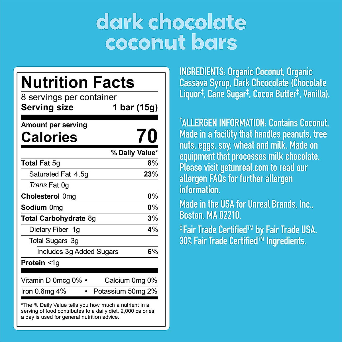 UNREAL Vegan Variety Pack (5 Bag Sampler) | Less Sugar, Fair Trade, Non-GMO Ingredients with no Corn Syrup or Sugar Alcohols, No Soy
