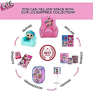 LOL Surprise Mink Body Pillow, 1 Count (Pack of 1), Multi