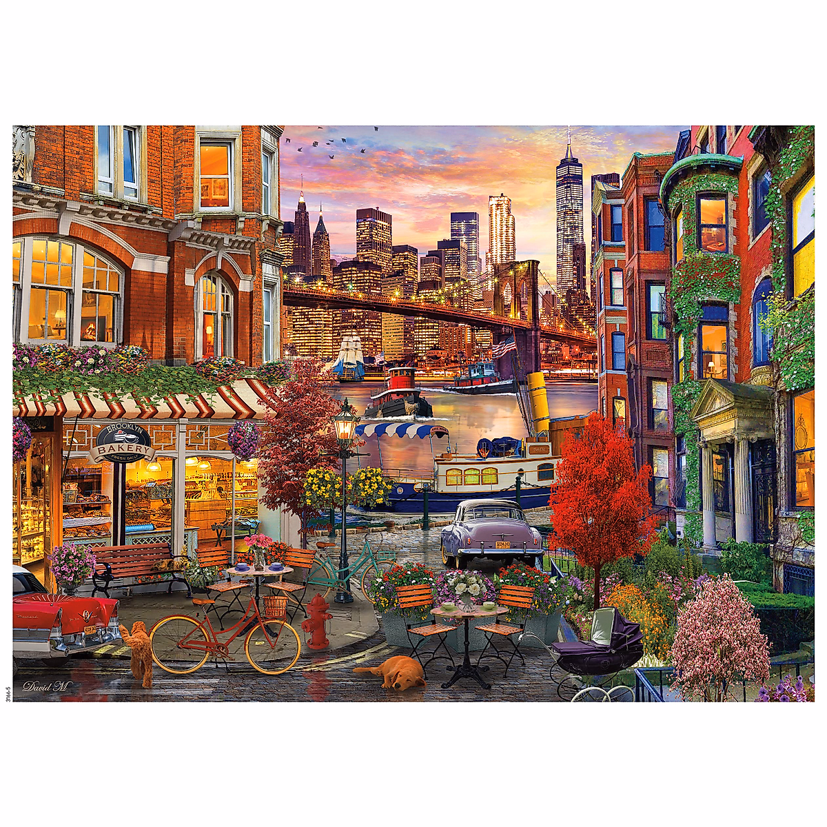 Ceaco - David Maclean - Brooklyn Bakery - 1000 Piece Jigsaw Puzzle