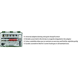 Bosch 2607017160 Screwdriver-/RATCHET Set 27 Pcs