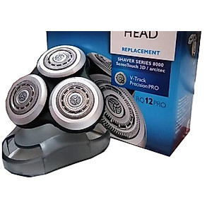 New Upgrade RQ12 PRO Replacement Head, for Philips Norelco RQ12 3D 1250X 1255X 1260X 1280X 1290X 8000X RQ10 Senso touch 3D Head Shaving Unit