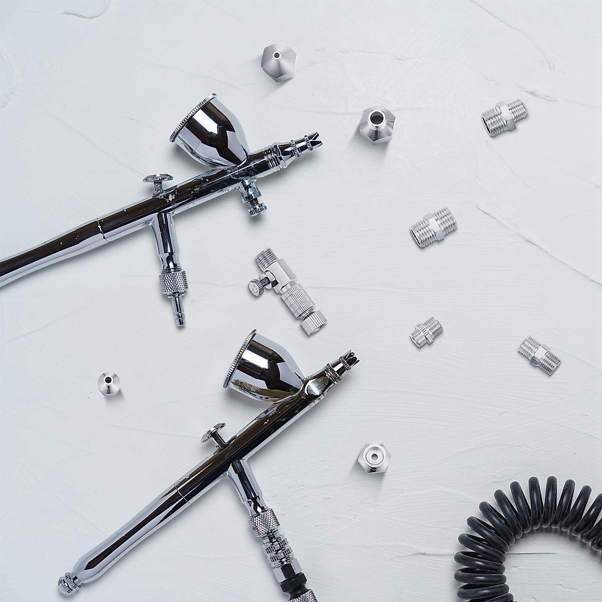 13 Pieces Airbrush Adapter Set, Including Airbrush Adapter Kit Quick Release Disconnect Fitting Connector Set for Air Compressor and Hose