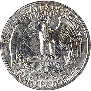 1955 D Washington Quarter BU Uncirculated Mint State 90% Silver 25c US Coin