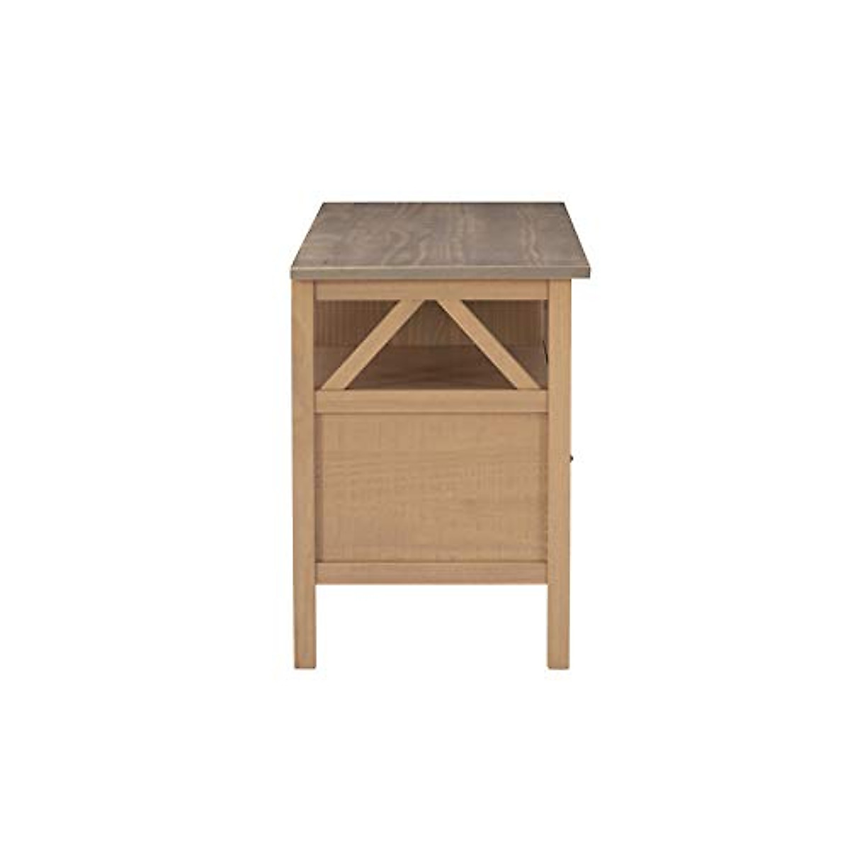 Linon Titian Driftwood TV Stand