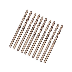 Drill Bit Set M35 1.0-5.0MM Cobalt Twist Drill Bit Set HSS CO Hex Shank Drills Bits Set for Drilling on Stainless Steel(2mm)