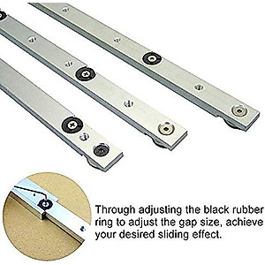 Aluminium Alloy Miter Bar Rail Miter Guage Bar Slider Table Saw Gauge Rod Wood Working Tool(300mm / 11.81inch)