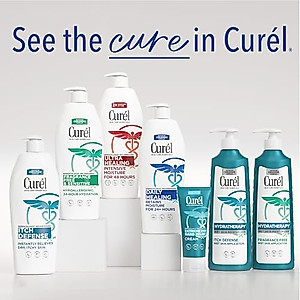 Curel Fragrance Free Comforting Body Lotion, Body and Hand Moisturizer for Dry, Sensitive Skin, 13 Ounce, with Advanced Ceramide Complex, Repairs Moisture Barrier