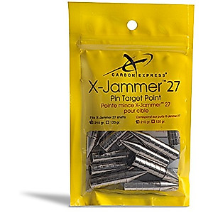 Carbon Express X-Jammer-27 Pro Pin Point, 210 Grain Weight, 12-Pack