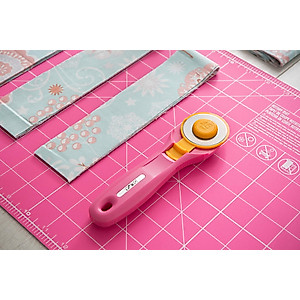 Olfa Splash Rotary Cutter 45mm Fairy Floss Pink