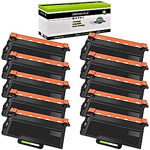 greencycle TN850 Toner Cartridge Replacement Compatible for Brother DCP-L5500DN/L5600DN/L5650DN HL-L6200DW/L6200DWT/L5200DWT/L5200DW/L5100DN/L5000D MFC-L5850DW/L5900DW Printer (Black,10 Pack)