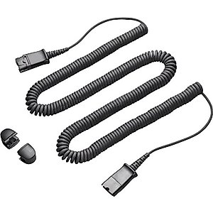 Plantronics 10' QD to QD Ext Cable, Black (40711-01)