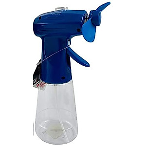 Westmon Works Misting Spray Bottle Fan Personal Cooling Mist Portable Handheld Humidifier Powered Fans with Mist, Set of 2