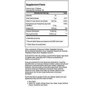 Solgar Glucosamine Chondroitin Complex, Extra Strength, 270 Tablets