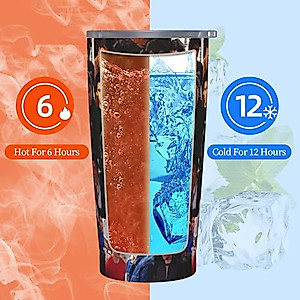 OAEWRE Milo Actors Ventimiglia Stainless Steel Mug Insulated Tumbler Coffee Mugs with Lids and Straw Double Wall Vacuum Cup 20oz