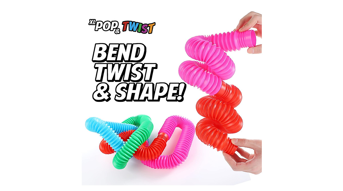 Pop Multi-Color XL Stretch Tubes - Sensory Fun for Kids