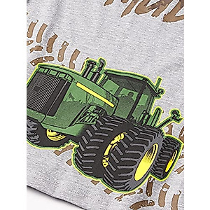 John Deere Child 4-7 Boys' T-Shirt, Heather Grey, 5