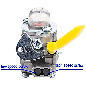 Hipa 309368001 Carburetor for Ryobi 308054022 RY09050 RY09051 RY13015 RY13050A RY34000 RY34420 RY64400 RY13010 RY28060 Trimmer BC30 CS26 CS30 TP30 TP26 EX26 SS26 SS30 SX135